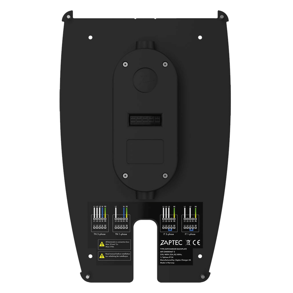 Backplate for Zaptec Pro Installation – Zaptec UK online shop